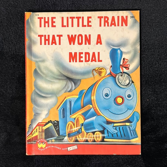 Wonder Books | Other | The Little Train That Won A Medal 52 Vintage ...